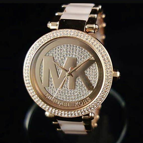 Michael Kors | Accessories | Brand New Michael Kors Crystal Logo Lady ...